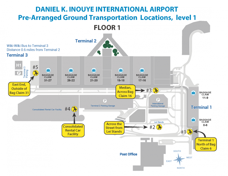 Daniel K. Inouye International Airport | Pre-Arranged Ground Transportation